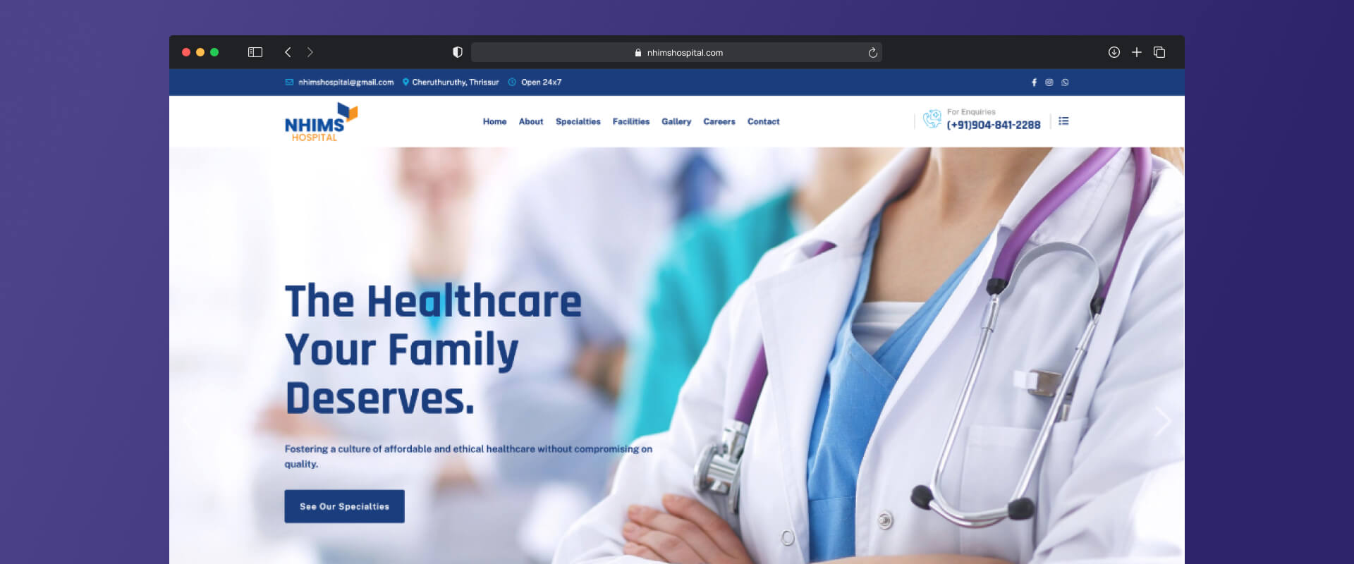 Rebuilding Confidence in NHIMS Hospital with a User-Friendly Website ...